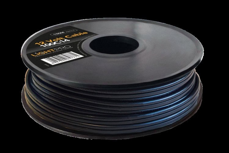 Light pro - 12 Volt kabel awg14 - 50 meter - 123 Sierbestrating